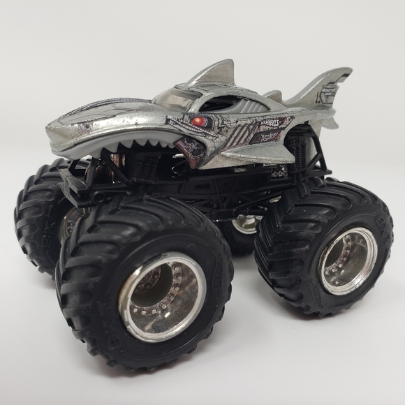 Toys | Hot Wheels Monster Jam Cyborg Shark Toy Truck | Poshmark